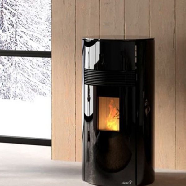 Estufa de pellet Round Glass - BRICON